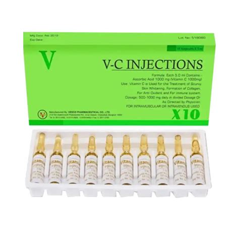 Vc Injection Instant White Ampoule