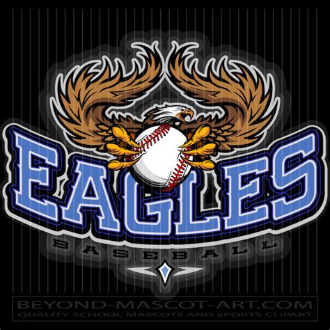Baseball Eagle Design Vector Format  Eps