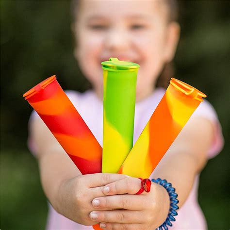 Wholesale Reusable Silicone Ice Pop Ice Cream Mould Popsicle Mold Ice