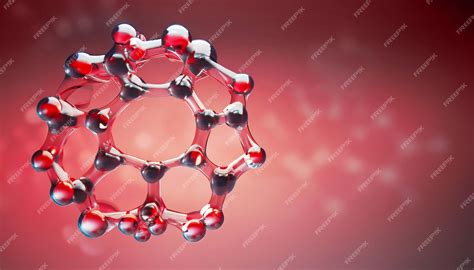 Premium Ai Image Science Background With Molecula And Atom Model Abstract Nano Molecular Structure