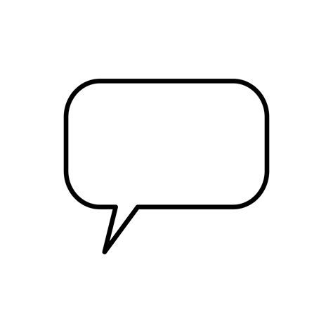 Speech Bubble Rectangle Png