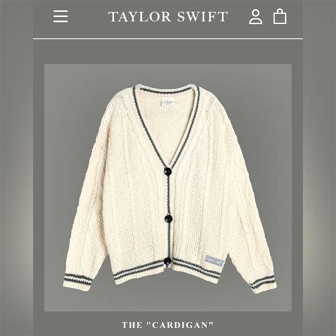 Authentic Taylor Swift Folklore Cardigan Ml Nel 2024