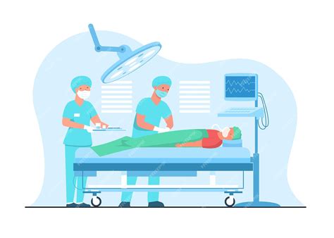 Un Médico Está Realizando Una Operación De Emergencia En Un Paciente De