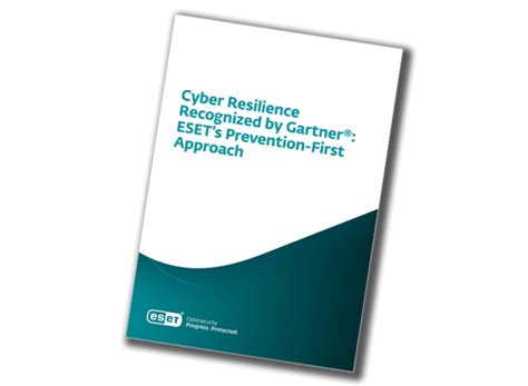 Cyber Resilience Recognized By Gartner® Esets Prevention First