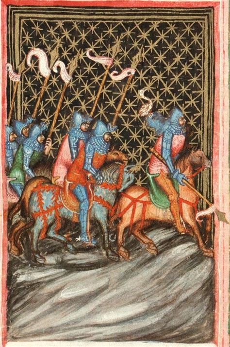 Knights In Part Ii In The King Wenceslas Iv Bible Late 14th Century