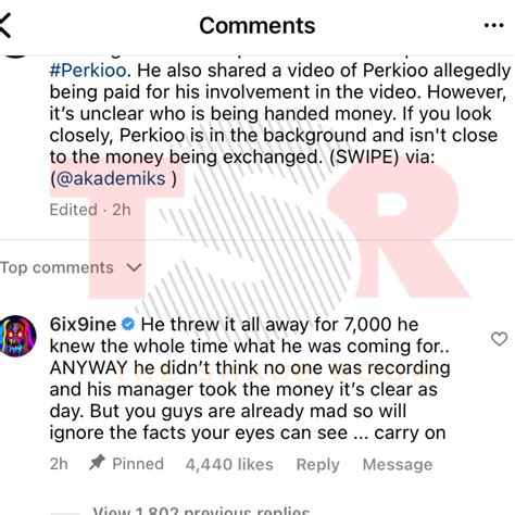 Tekashi 6ix9ine Alleges Perkio Was Aware Of The Video They Shot