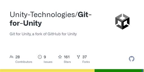 Forks · Unity Technologiesgit For Unity · Github