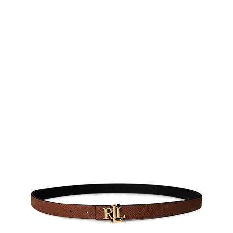 Lauren By Ralph Lauren Womens Reversible Leather Belt Leather Belt