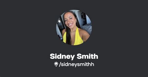 Sidney Smith Instagram Tiktok Linktree