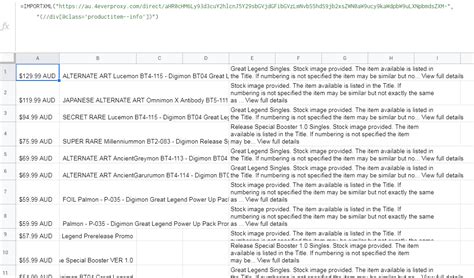 Incorrect Data Being Returned From IMPORTXML In Google Sheets Stack Overflow