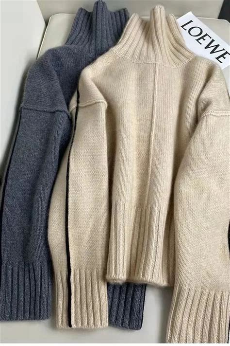 Mojoyce Autumn Winter New 100 Cashmere Wool Turtleneck Sweater Women Svetşörtler Kazak Triko