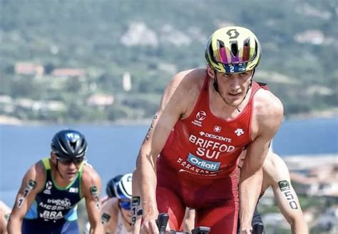 Adrien Briffod Breaks The Tape At Europe Triathlon Cup Alanya Triathlon Today