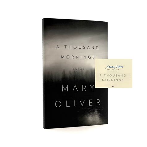 A Thousand Mornings Mary Oliver First Edition First Printing