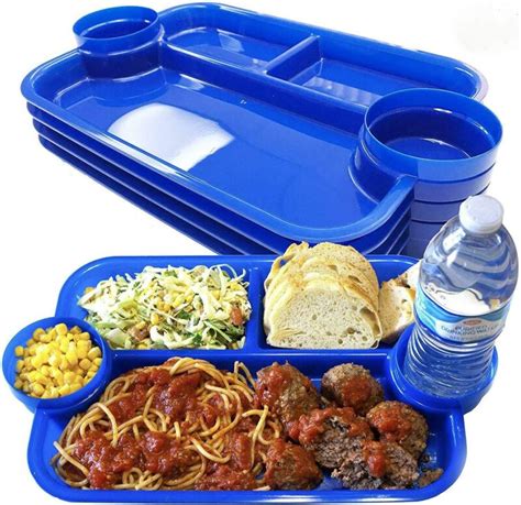 Blue School Lunch Tray