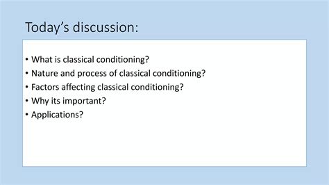 Classical Conditioning Ppt Ppt