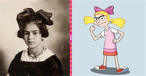 Helga De Hey Arnold Está Inspirada En Frida Kahlo México Desconocido