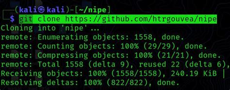 How To Install Nipe Tool In Kali Linux Geeksforgeeks