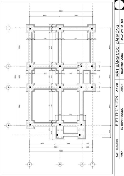 Architectural Drawing Of Building Wall Section