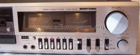 Benytone Stereo Cassette Deck Mcd 3000 R Player Marubeni Corp