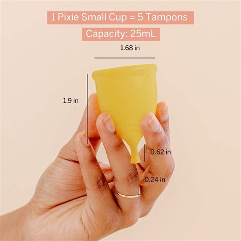 Pixie Classic Small Menstrual Cup Also Available In Xs Large Xl