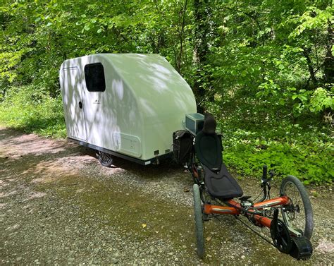 Alpencamper Eco Slide Out Expandable Bicycle Camping Trailer