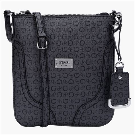 Buy Guess Jacket Signature Satchel Crossbody Bag Online Centrepoint Uae