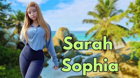 Sarah Sophia ️curvy Model Plus Size Fashion Biography Wiki Age