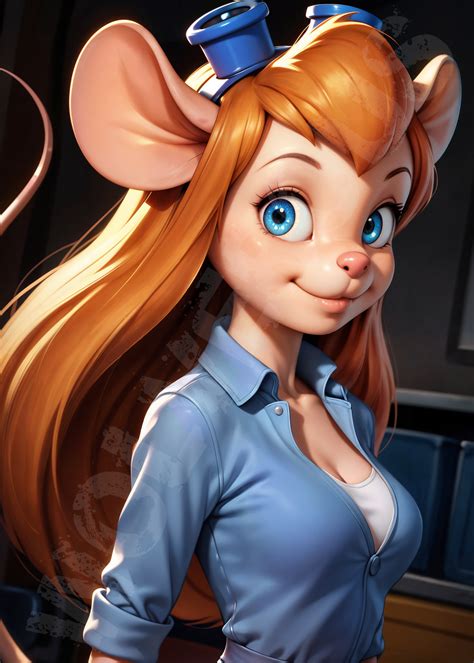 Gadget Hackwrench Chip N Dale Rescue Rangers By Wolverous On Deviantart