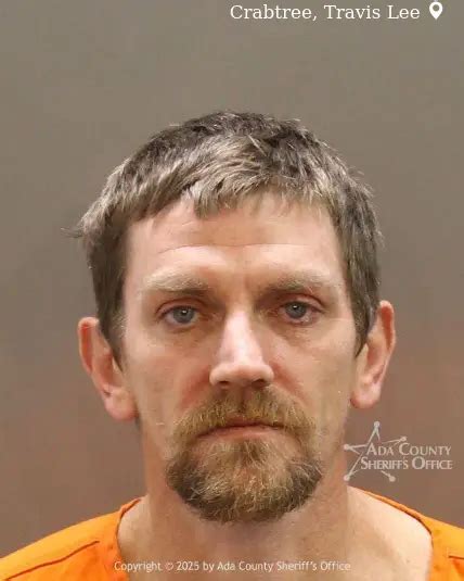 Travis Crabtree Booked For Disorderly Conduct M807 5 2 3 A