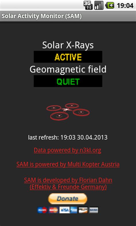 Solar Activity Monitor Sam Apk For Android Download