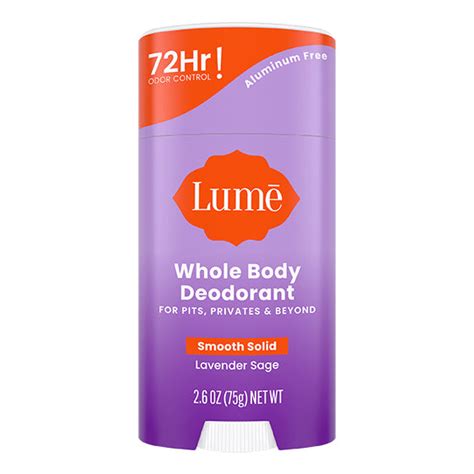 Ingredients Lume Deodorant Outrageously Effective Whole Body Deodorant