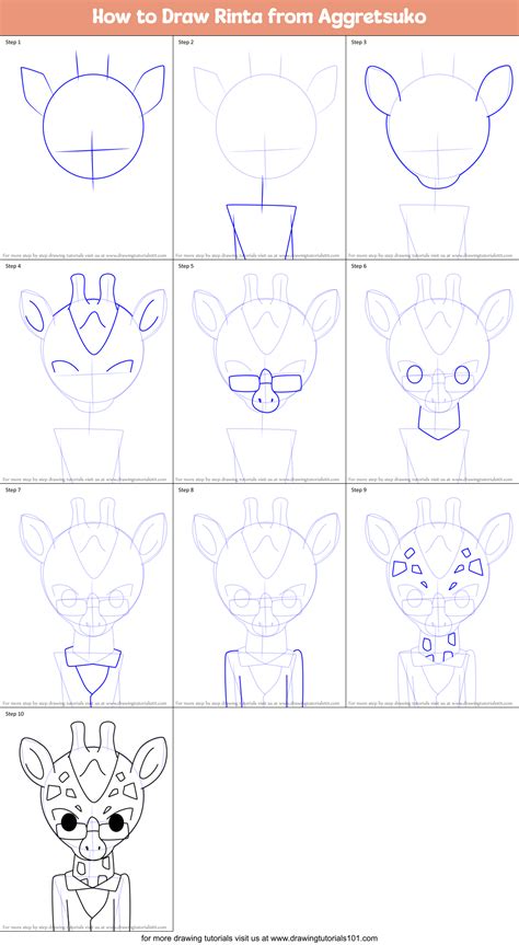 How To Draw Rinta From Aggretsuko Aggretsuko Step By Step