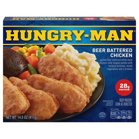 Save On Hungry Man Beer Battered Chicken Protein Frozen Meal Order