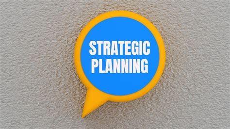 Premium Photo A Speech Bubble With The Words Strategic Planning On It