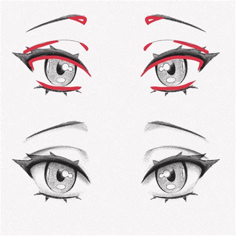 How To Draw Anime Eyes Step By Step Tutorial Artlex