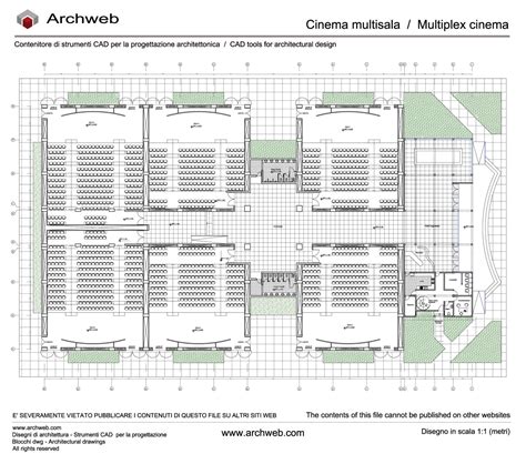 Multiplex Cinema 03 Archweb Dwg