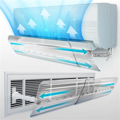 Neobloom Split Ac Deflector Central Ac Vent Deflector Adjustable