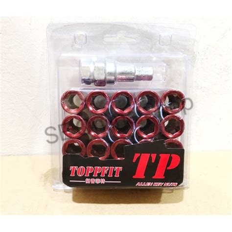 Allen Key M14 1 5 20pcs M14x1 5nut Civic Fk7 Fk8 Type R Ford Mutang Wheel Nut Tayar Skru Kecik