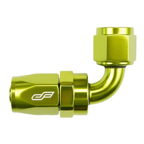 8 An 90 Degree Female Aluminum Hose End Fitting Colorfittings
