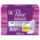 Poise Advanced Ultimate Absorbency Long Pads 108 Count Costco