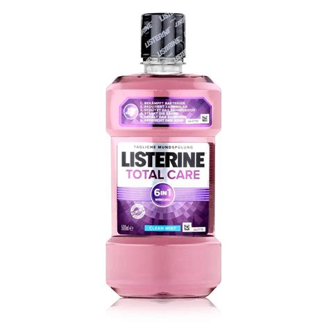 Listerine Total Care Mundspülung schützt dank 6-fach-Wirkung