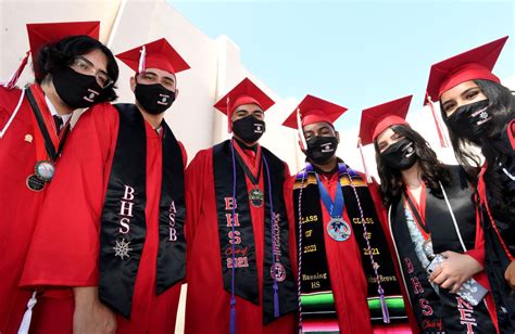 Graduations 2021 Seniors At Banning High Head Off Into Their Lives