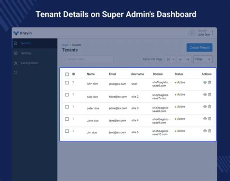 multi tenant saas crm