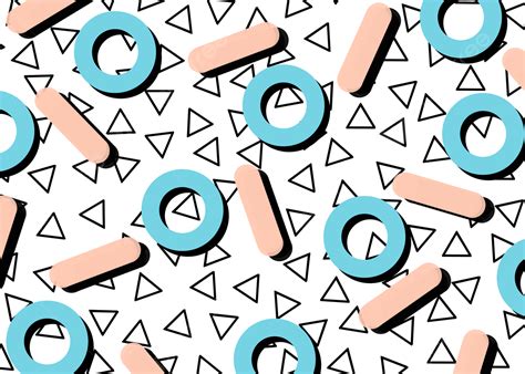 Cute Memphis Art Background Memphis Art Background Background Image And Wallpaper For Free