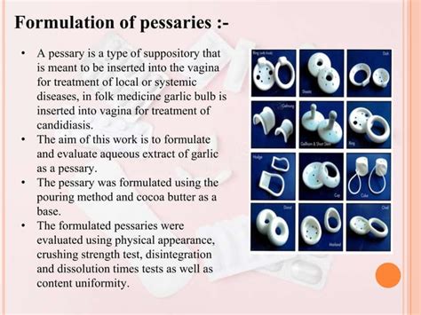 Suppositories And Pessaries By Priyanka Kandhare Pptx