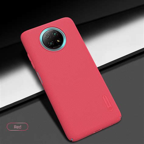 Nillkin Super Frosted Shield Hoesje Xiaomi Redmi Note 9T Rood GSMpunt Nl