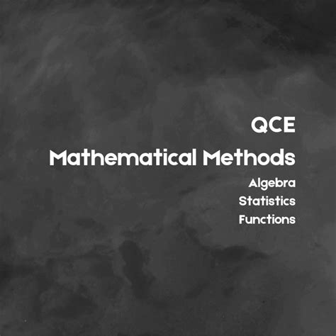 Qce Mathematical Methods Iitutor
