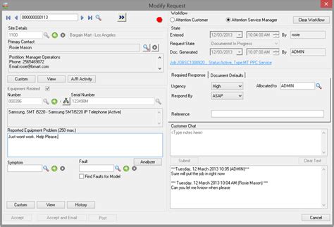 Request Manager Service Order Manager