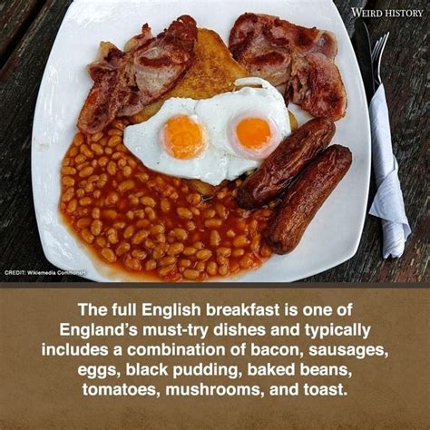 Weird History The Full English Breakfast Is One Of Englands Must Try
