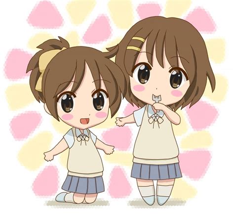 Hirasawa Yui And Hirasawa Ui K On Drawn By Chunpai Danbooru